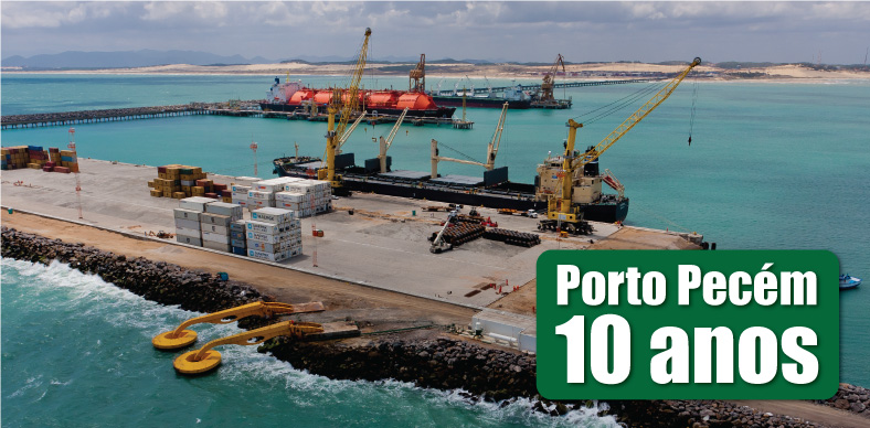 Porto do Pecém completa dez anos de operações - Governo do Estado do Ceará