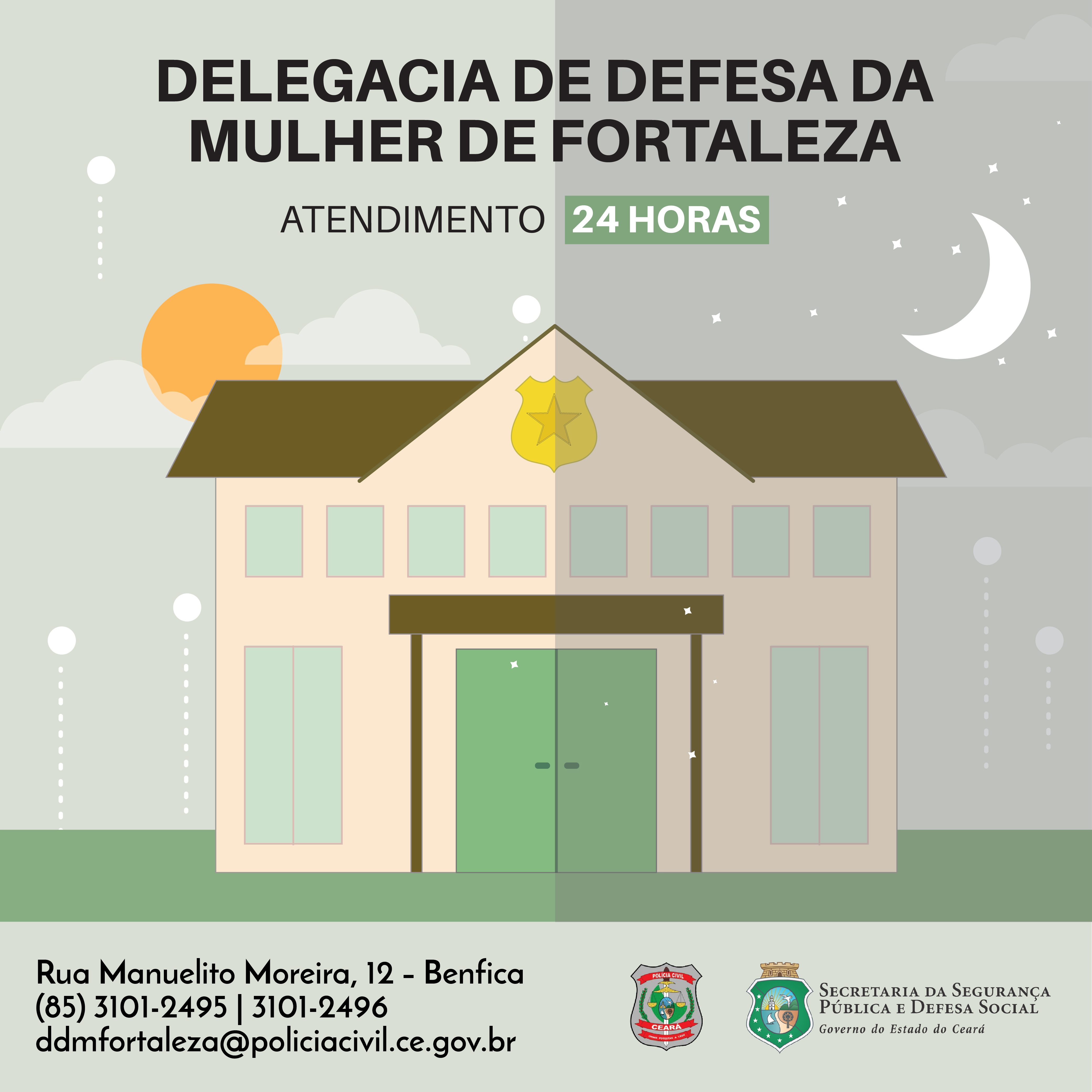 Delegacia De Defesa Da Mulher Ddm De Fortaleza Passa A Funcionar 24