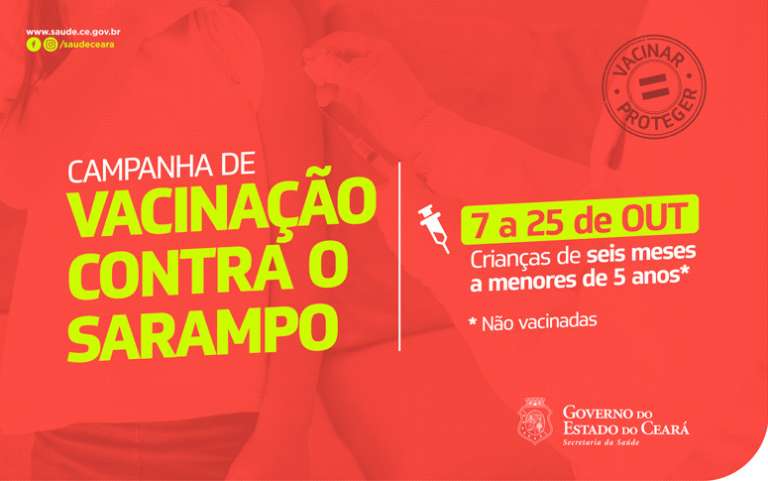 Campanha De Vacinação Contra O Sarampo Para Crianças Começa Segunda