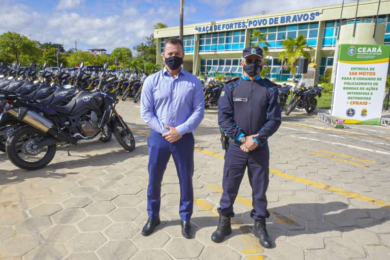 Entrega de 160 motos para o CPRaio marca aniversário de 186 anos da ...