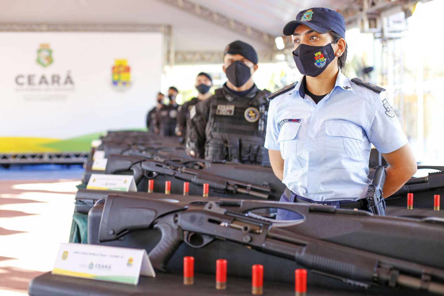Governo Do Ceará Entrega 844 Armas De Fogo às Forças De Segurança Do