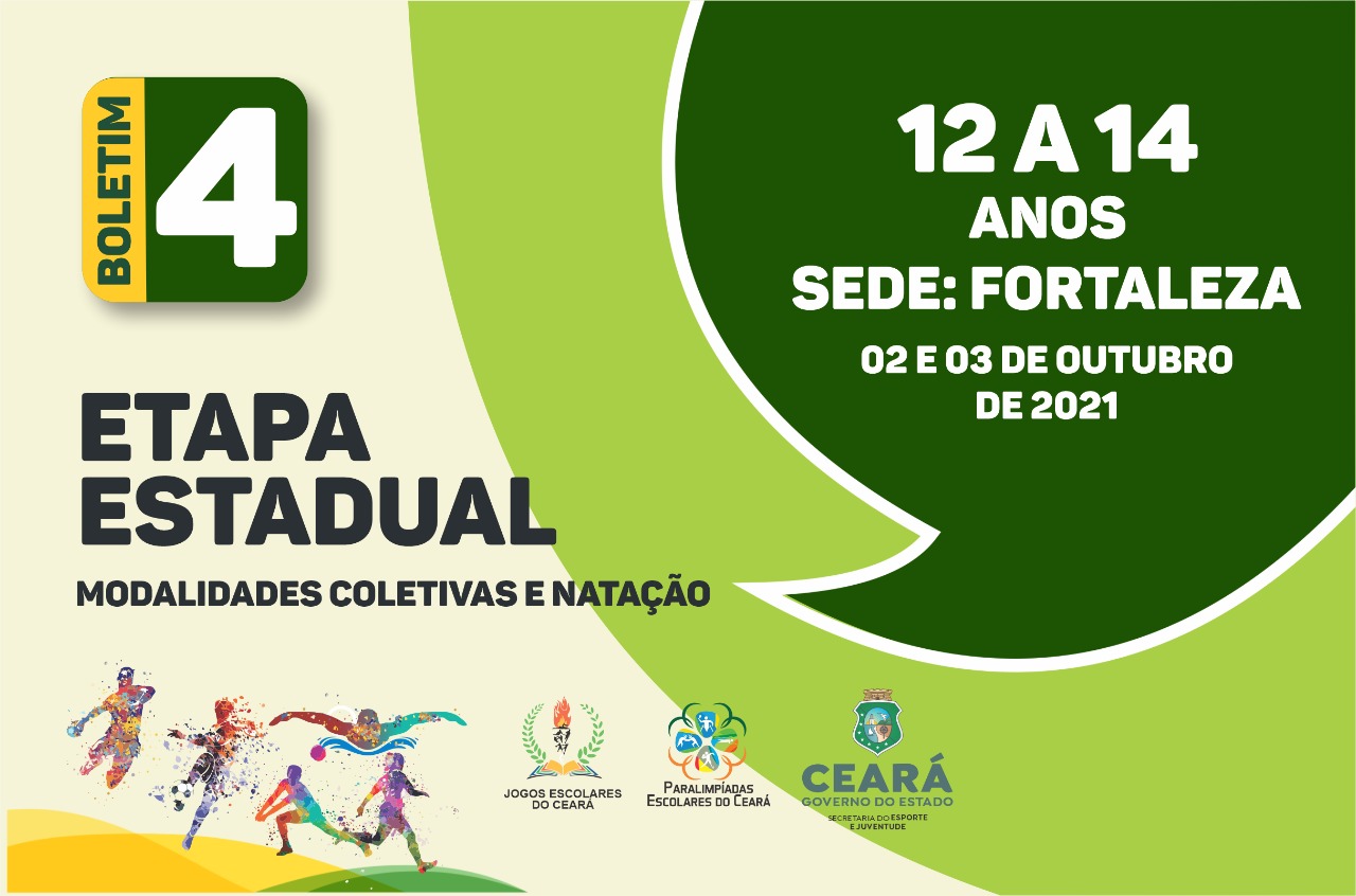 Sejuv divulga boletim nº 4 da Fase Estadual dos Jogos Escolares ... Sejuv divulga boletim nº 4 da Fase Estadual dos Jogos Escolares ...