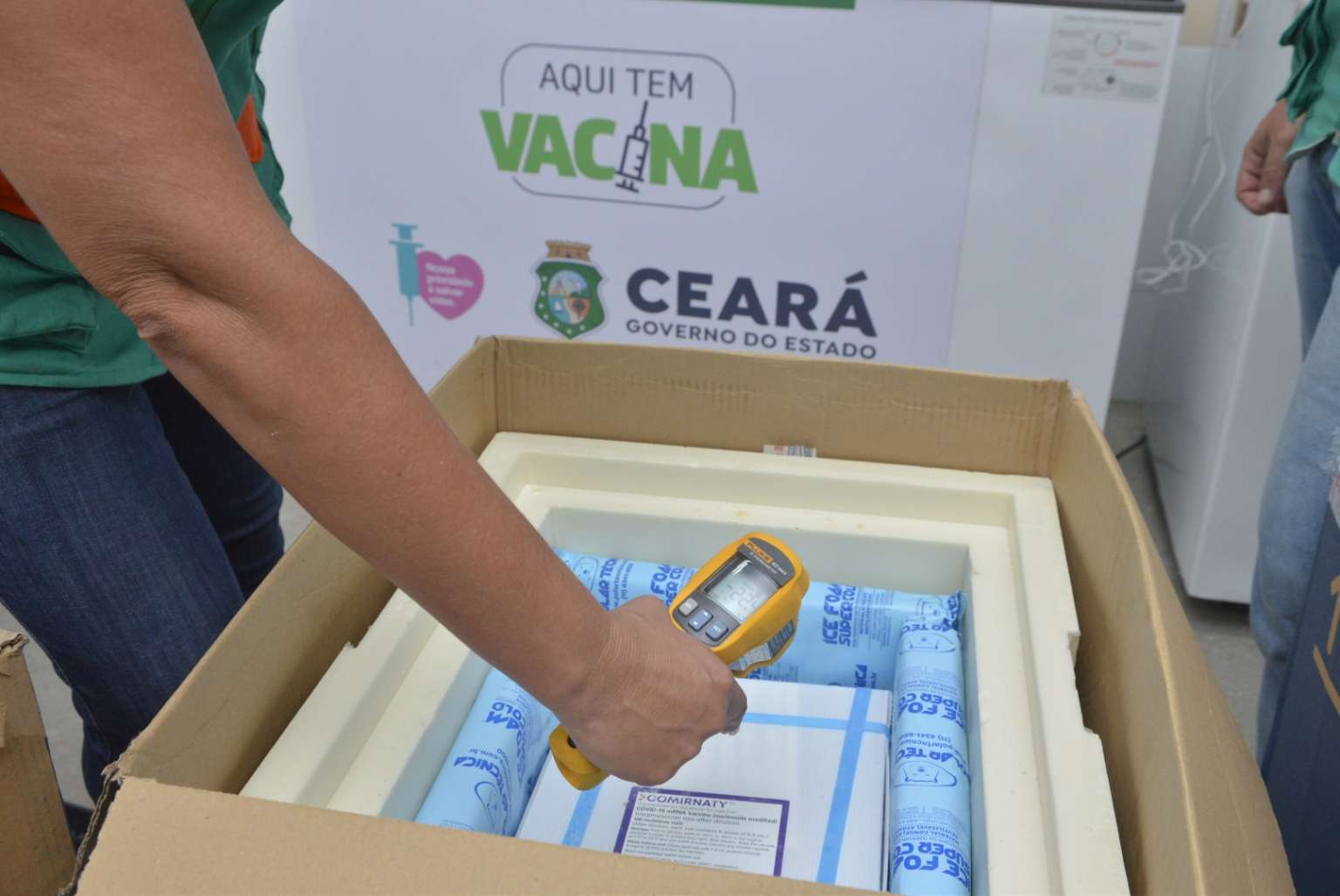 Mais 69 Mil Doses De Vacina Chegam Ao Ceará Para Aplicação De Reforço