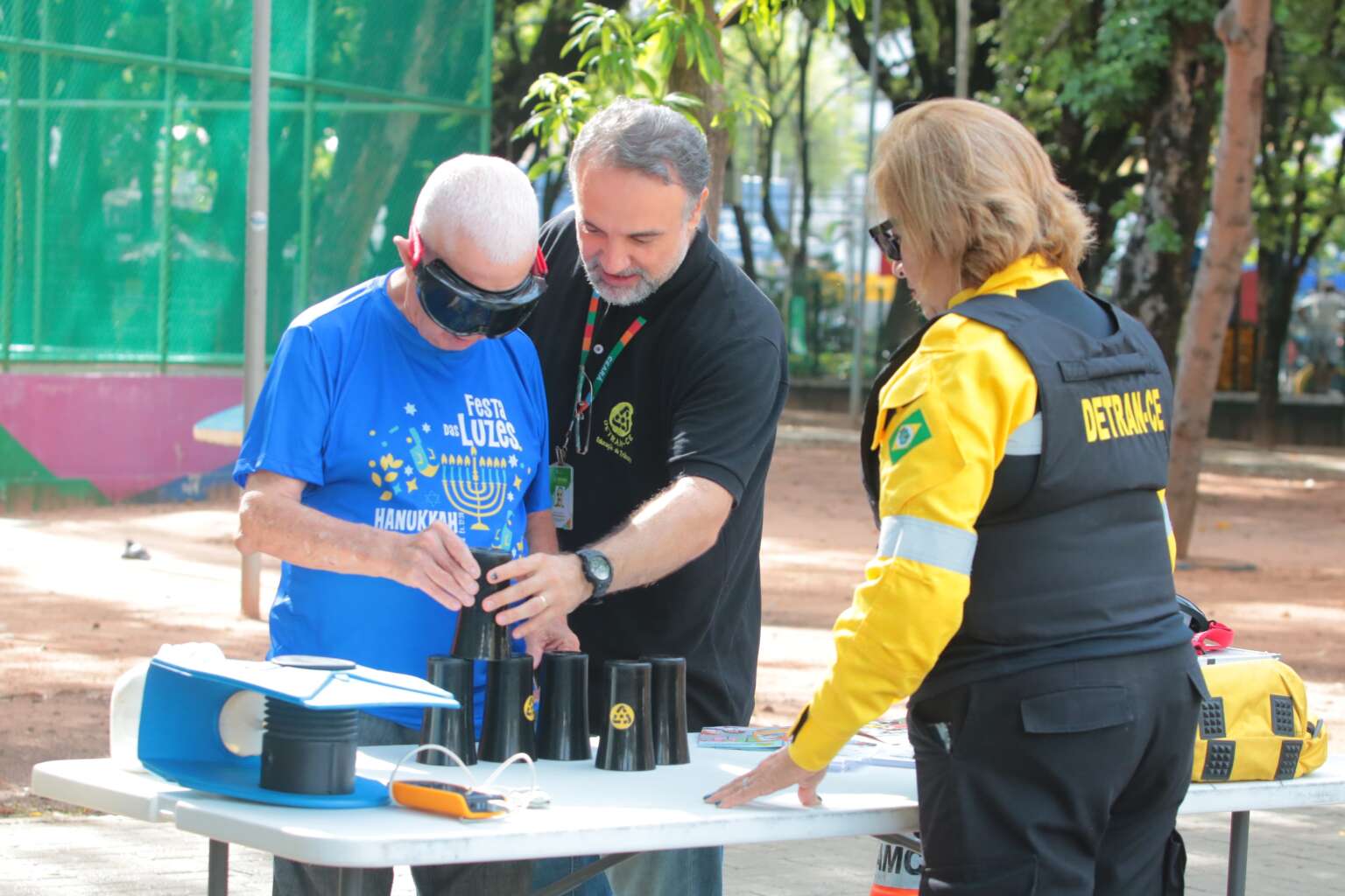 Detran, Bombeiros, PRE e AMC realizam ação alusiva à nova campanha ... Detran, Bombeiros, PRE e AMC realizam ação alusiva à nova campanha ...